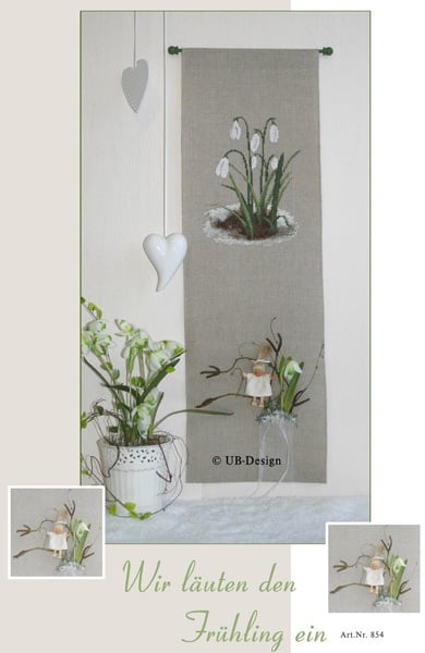 Wir läuten den Frühling ein From UB Design - Cross Stitch Charts ... Wir läuten den Frühling ein From UB Design - Cross Stitch Charts ...