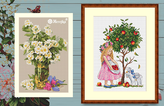 Neige et Montagne From Madame La Fée - Cross Stitch Charts - Cross ... Neige et Montagne From Madame La Fée - Cross Stitch Charts - Cross ...